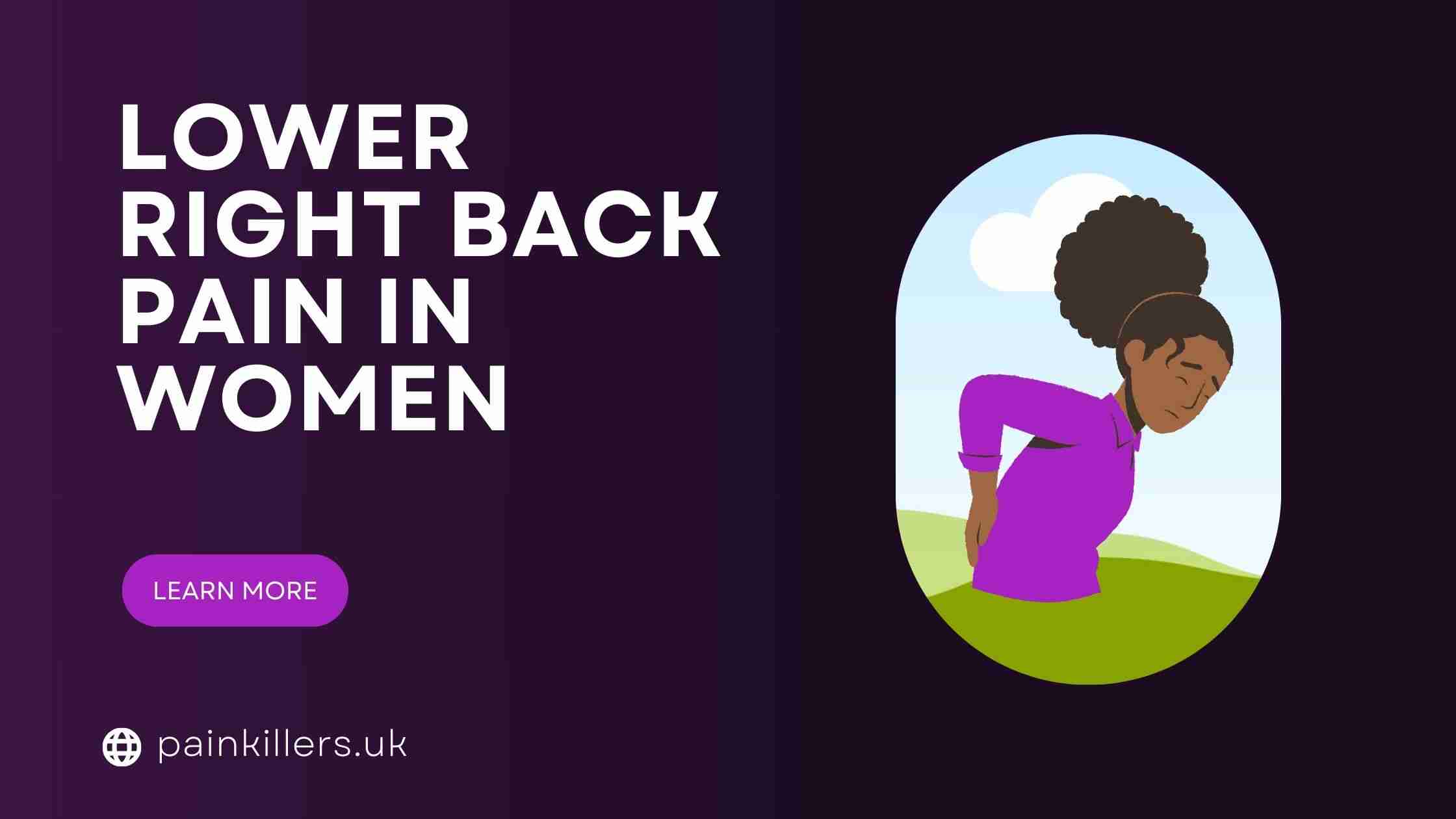 Lower Right Back Pain in Women - Analgesia